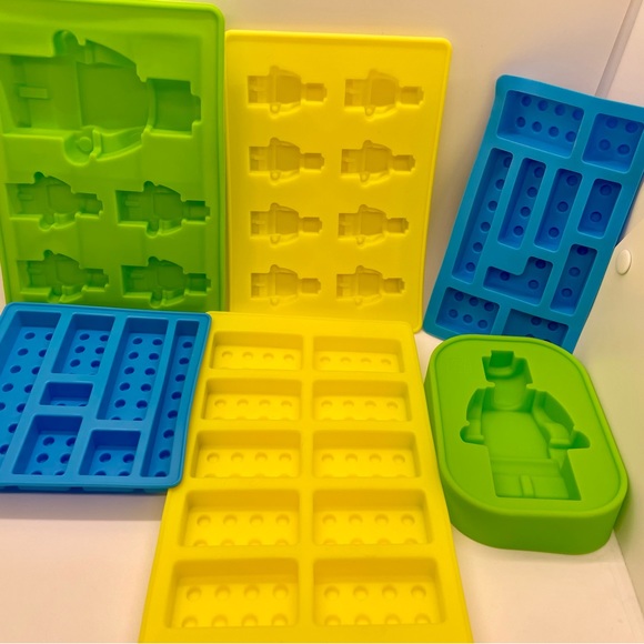 Kitchen | 6x Set Of Lego Inspired Building Block Silicone Mold | Poshmark